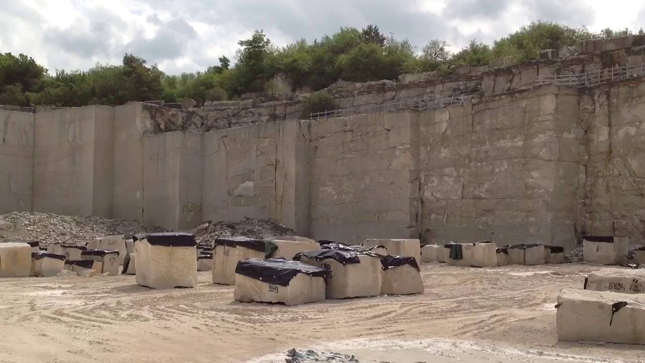 SAINT NICOLAS LIMESTONE QUARRY IN RAVIERES, FRANCE / CHRIS WINNEGAR ...