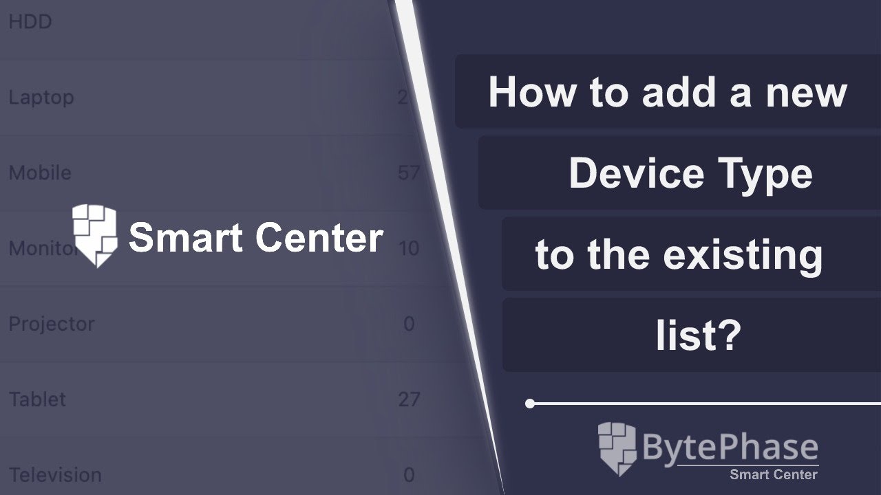 How to add a new device type to the existing list ? - YouTube