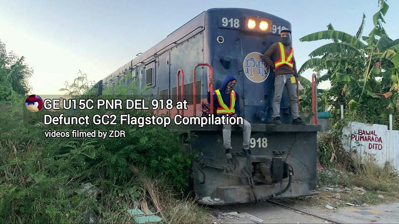 GE U15C PNR DEL 918 at Defunct GC2 Flagstop [Video Compilation by ZDR ...