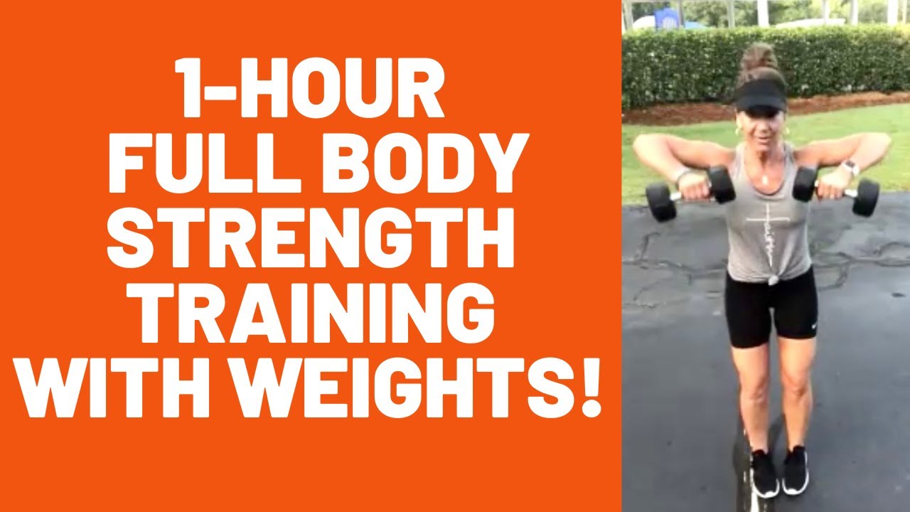1-Hour Full Body Strength Training With Weights! - YouTube