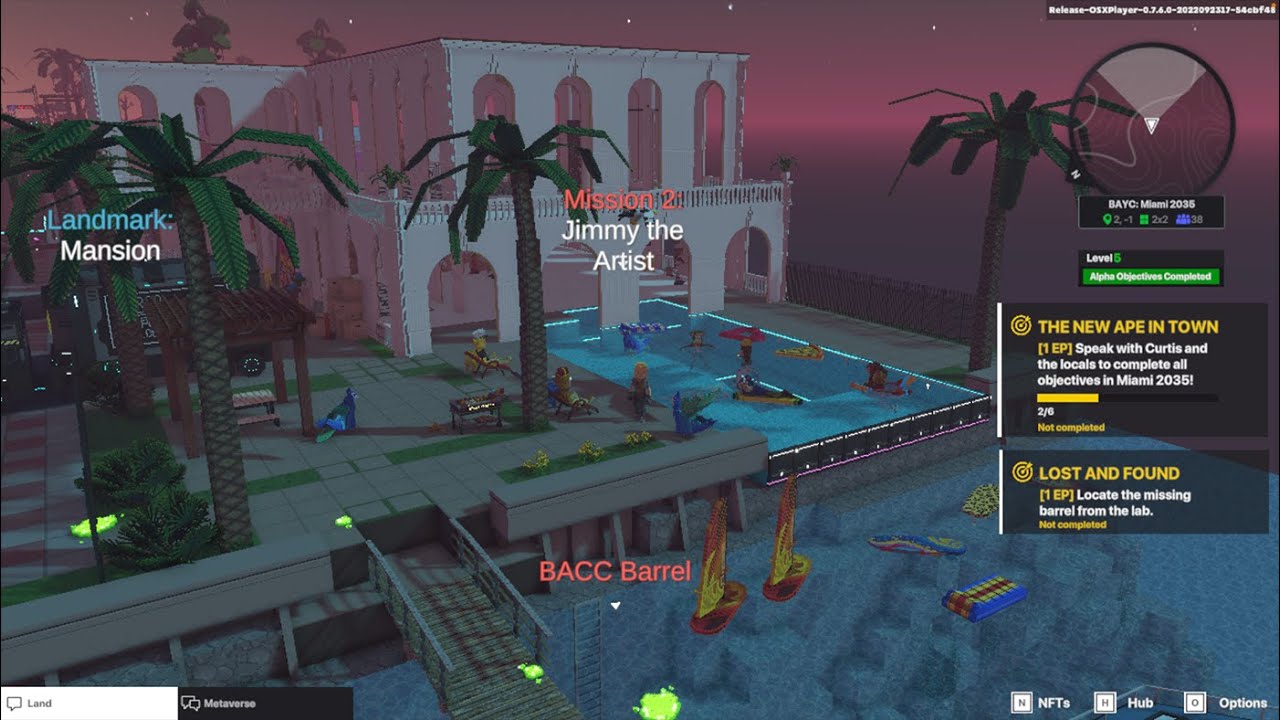 The Sandbox - Alpha Season 3 - BAYC: Miami 2035 (All 13 Quests) - YouTube