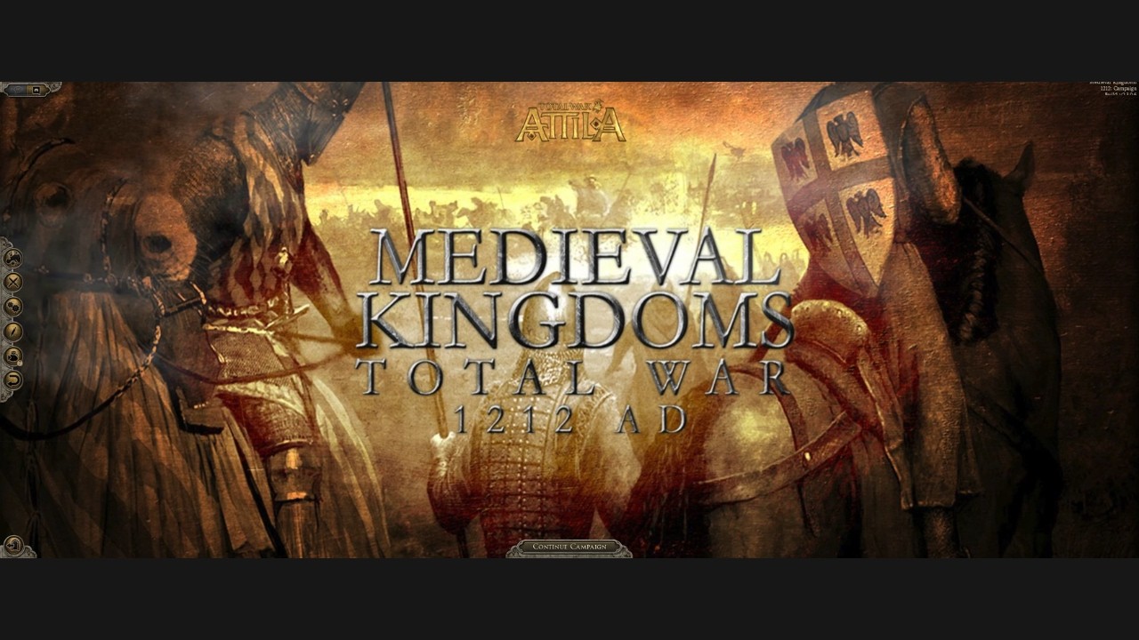 TW ATTILA: MEDIEVAL KINGDOMS 1212 AD MOD ♫ || 4K Relaxing Main Menu ...
