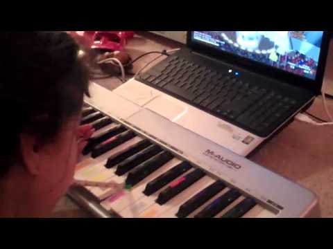 Arianna Faith plays the Piano Wizard Academy - YouTube