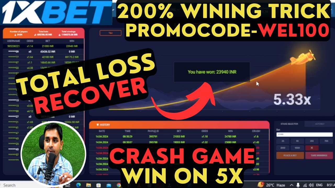 Crash Game Live Win in 5X |1Xbet Crash Game Wining Trick| 1xbet crash ...