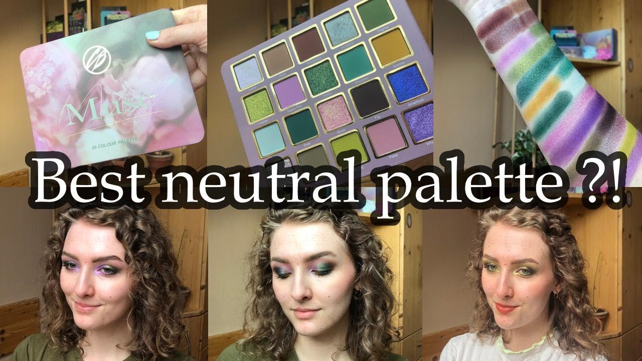 Cosmic brushes Muse palette review | 4 looks and swatches - YouTube