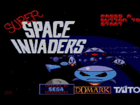Super Space Invaders Master System Title Music - YouTube