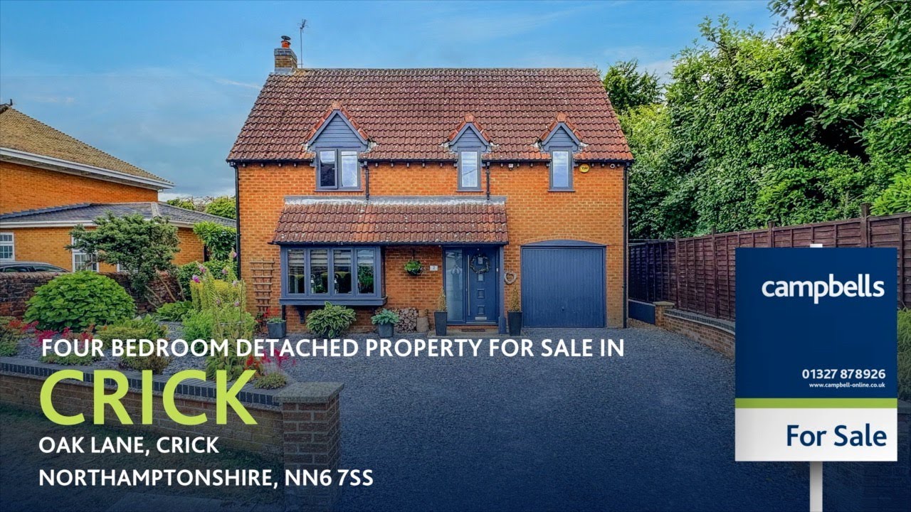 Four Bedroom Detached Property For Sale in Crick, Northamptonshire ...