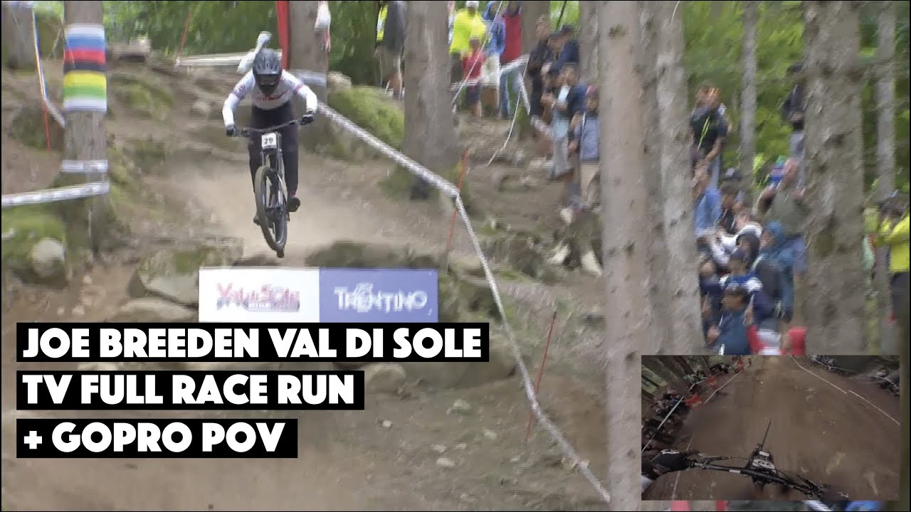 Joe Breeden TV + POV overlay full race run Val di sole 2021 - YouTube