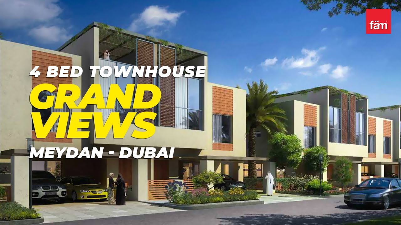 Stunning 4 Bed Townhouse in Grand Views, Meydan - Dubai - YouTube