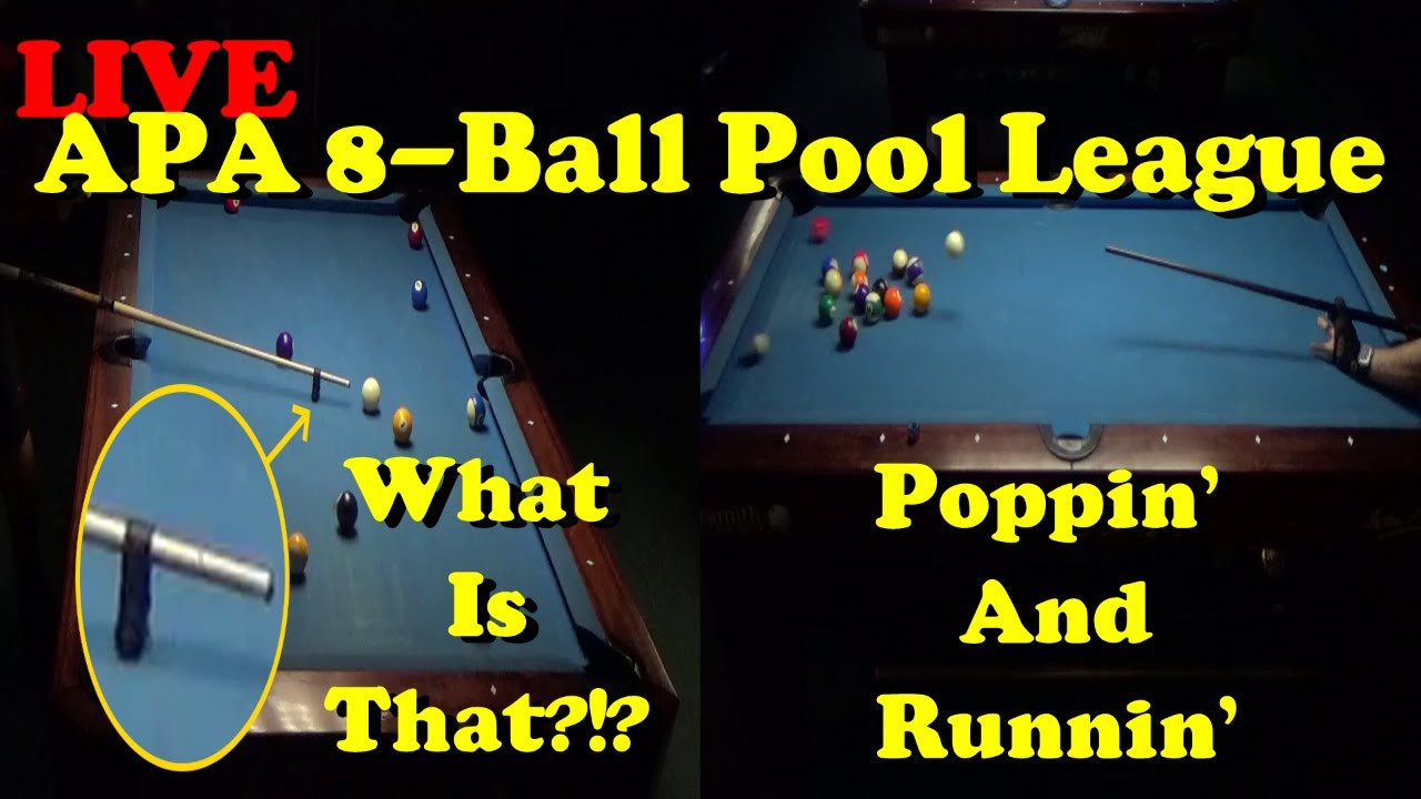 Commentate & Review Through Two APA 8-Ball League Matches - YouTube