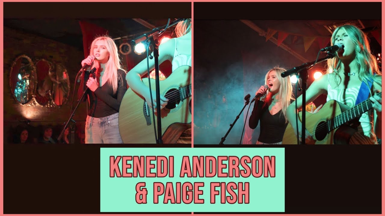 Kenedi Anderson singing with Paige Fish at the Velour in Utah! - YouTube