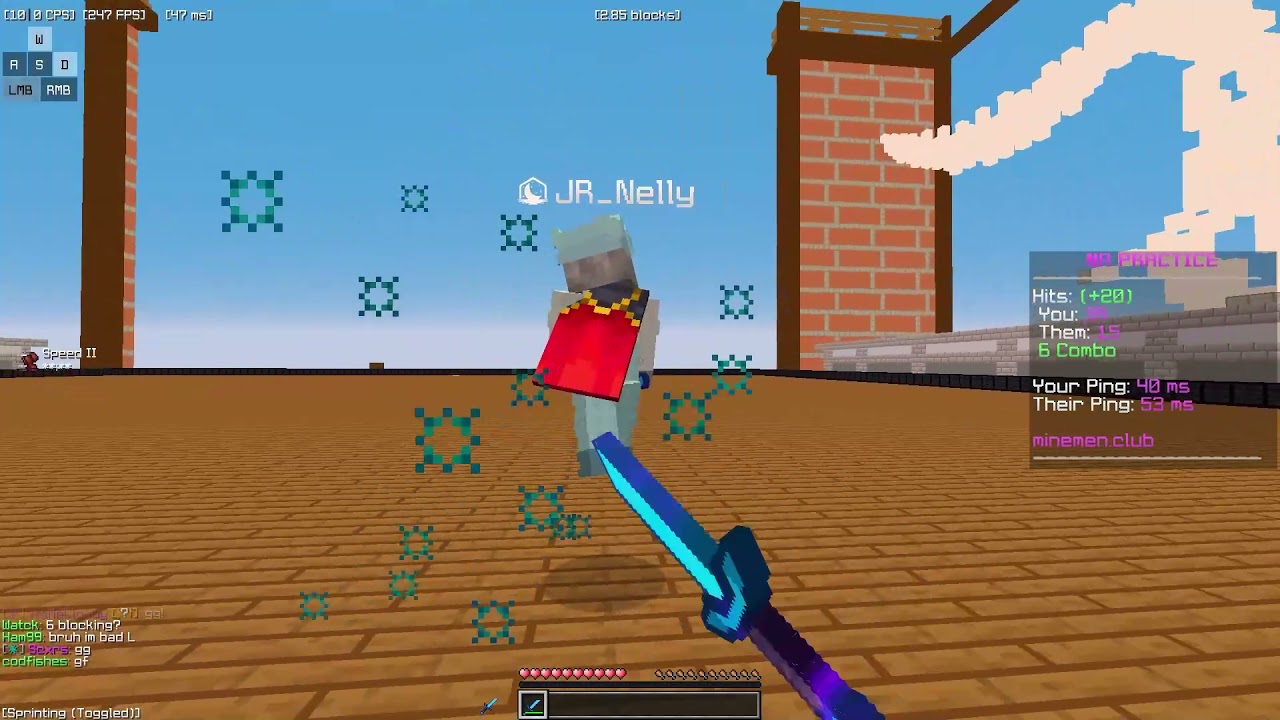 Satisfying Combos Minecraft PvP Boxing 14 hit combo - YouTube