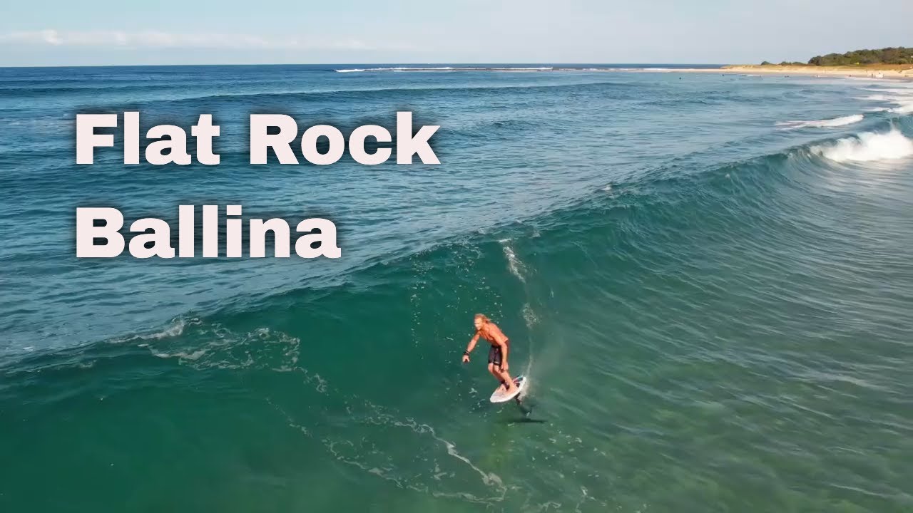 Flat Rock Foil Surfing | Winter Foil Session with Daniel in Ballina # ...
