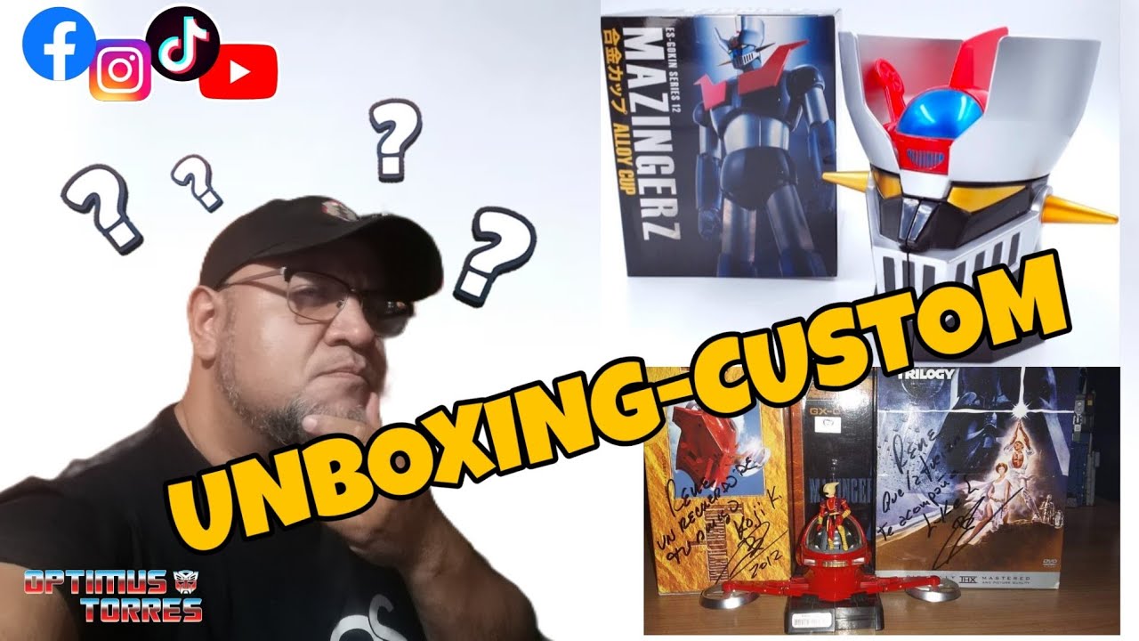 Unboxing / Custom / Taza Mazinger Z y Hover Pilder PX 01 - YouTube
