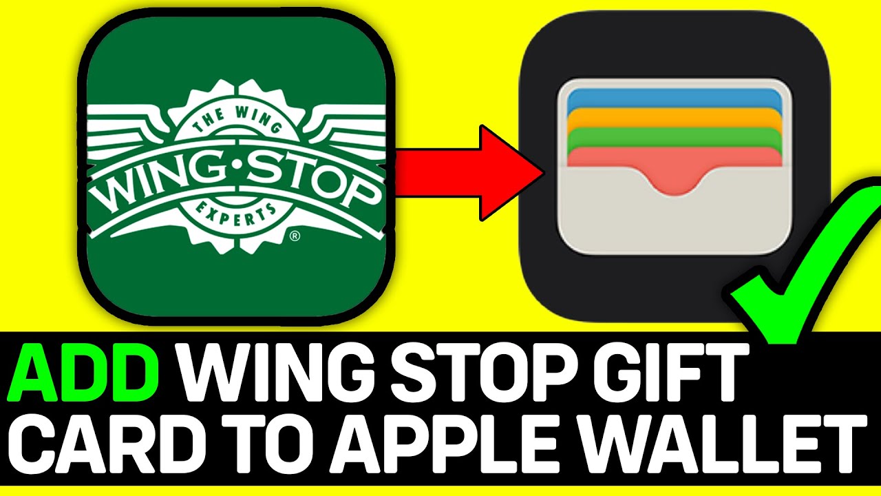 How To Add Wing Stop Gift Card To Apple Wallet 2025 - YouTube