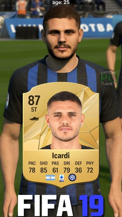🇦🇷 MAURO ICARDI fifa evolution (13-25) #eafc25 #fc25 #fifa #icardi #galatasaray - YouTube