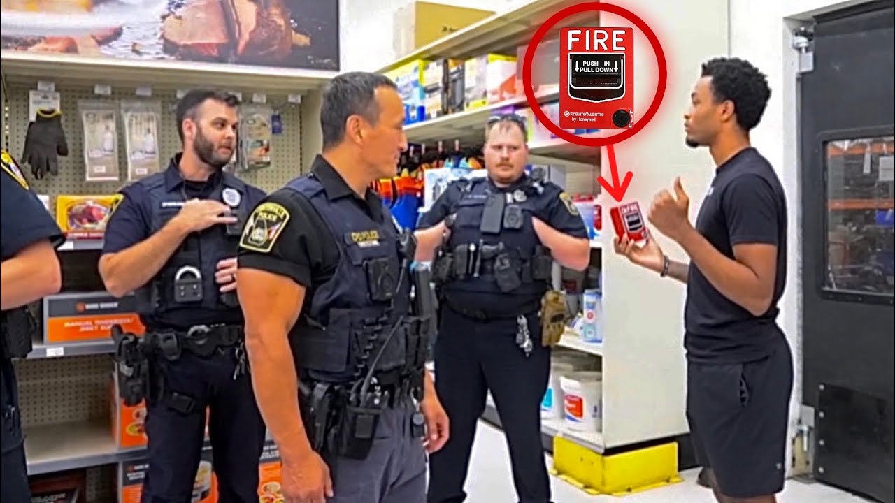 Pulling Fire Alarm Prank! - YouTube