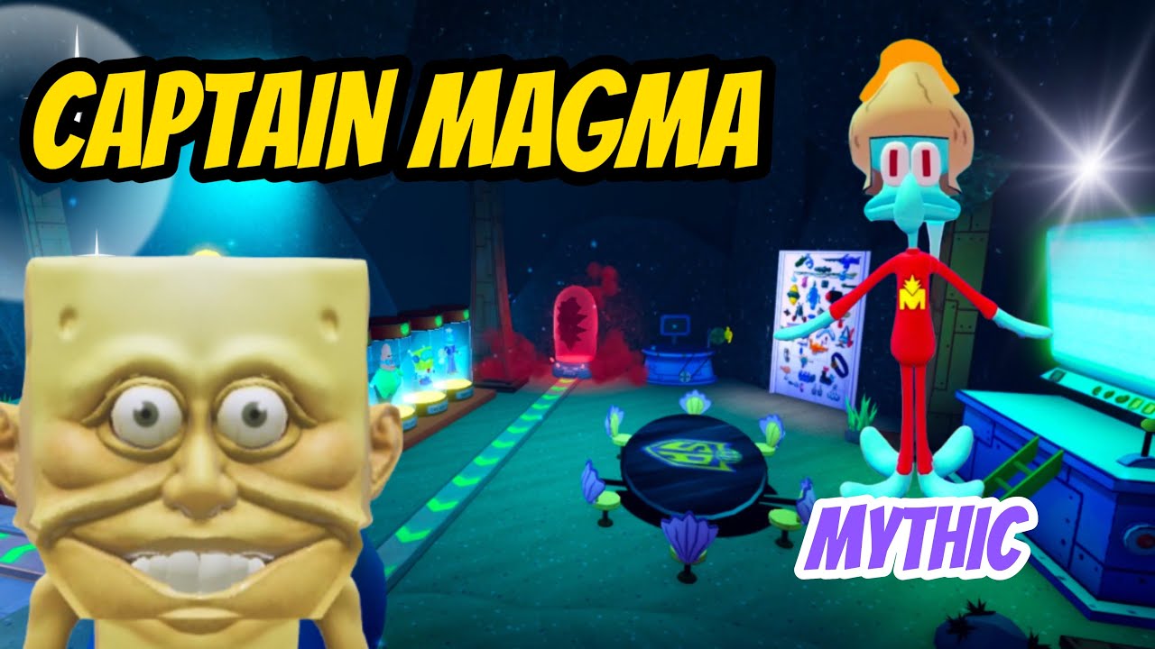 CAPTAIN MAGMA is INSANE | SpongeBob Tower Defense on Roblox - YouTube