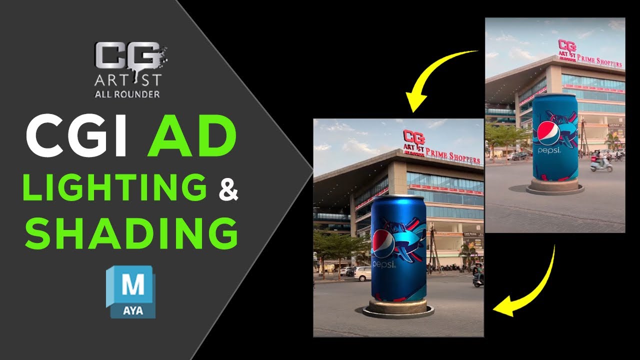 CGI AD | LIGHTING AND SHADING - YouTube