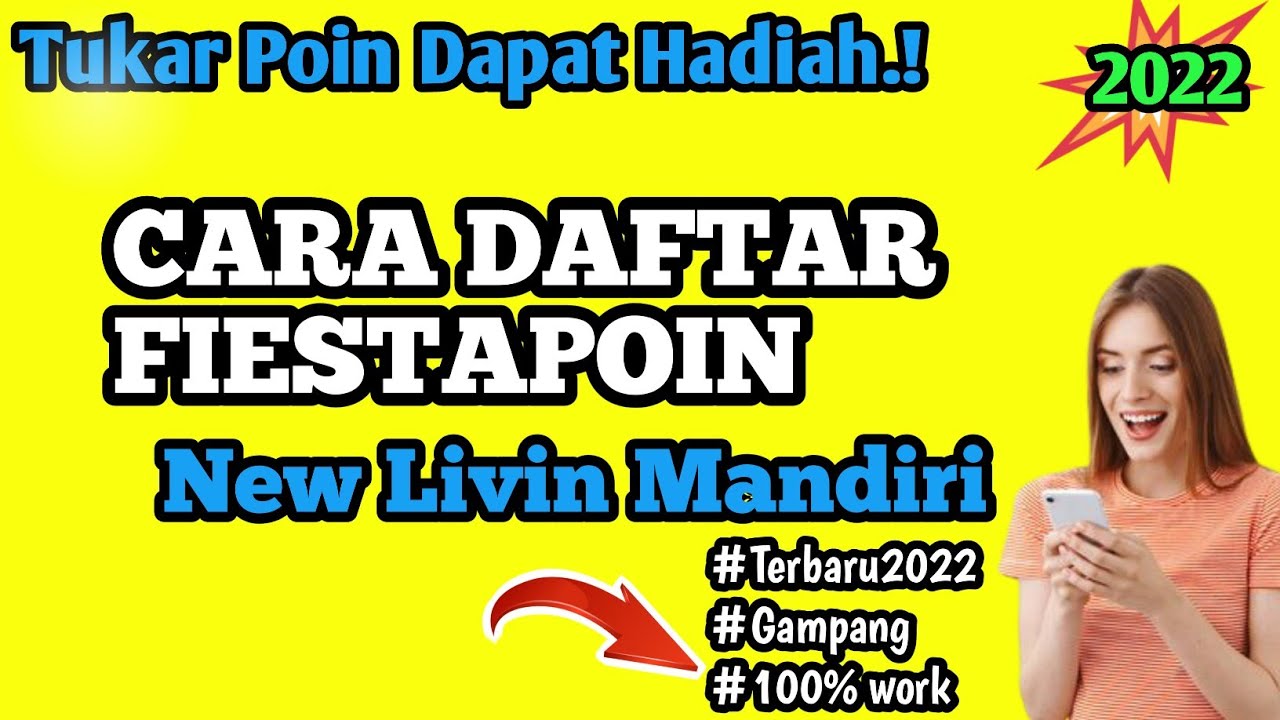 Cara Daftar Fiesta Poin Livin Mandiri di ATM - YouTube