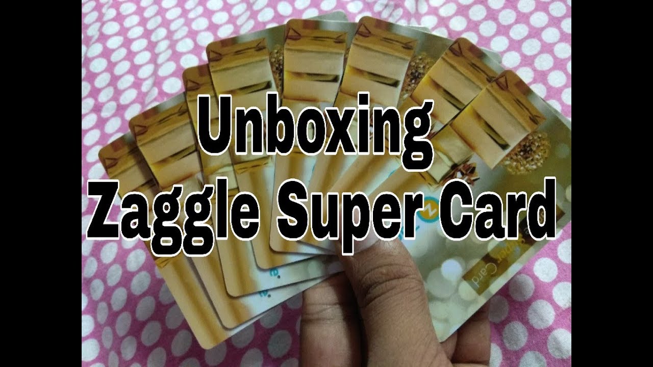 Unboxing|Zaggle Super Card| - YouTube