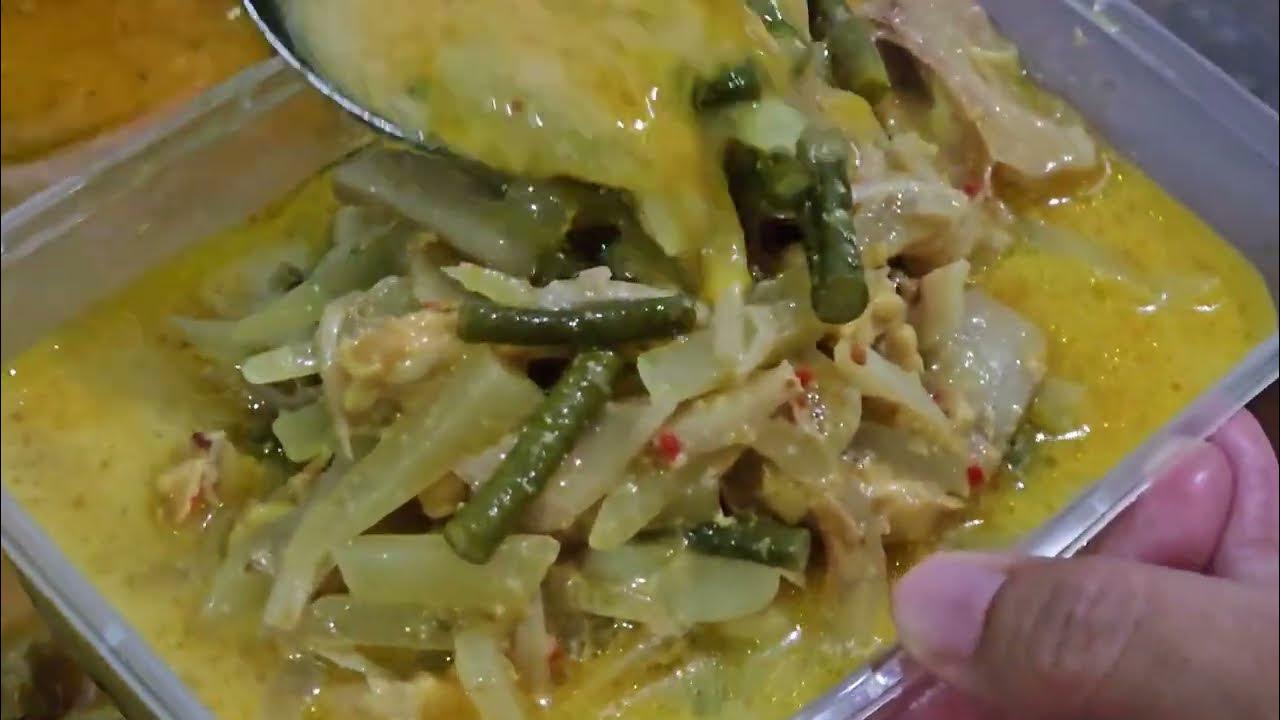 Sarapan udang krispi, sayur lodeh, telur balado..mantapp - YouTube