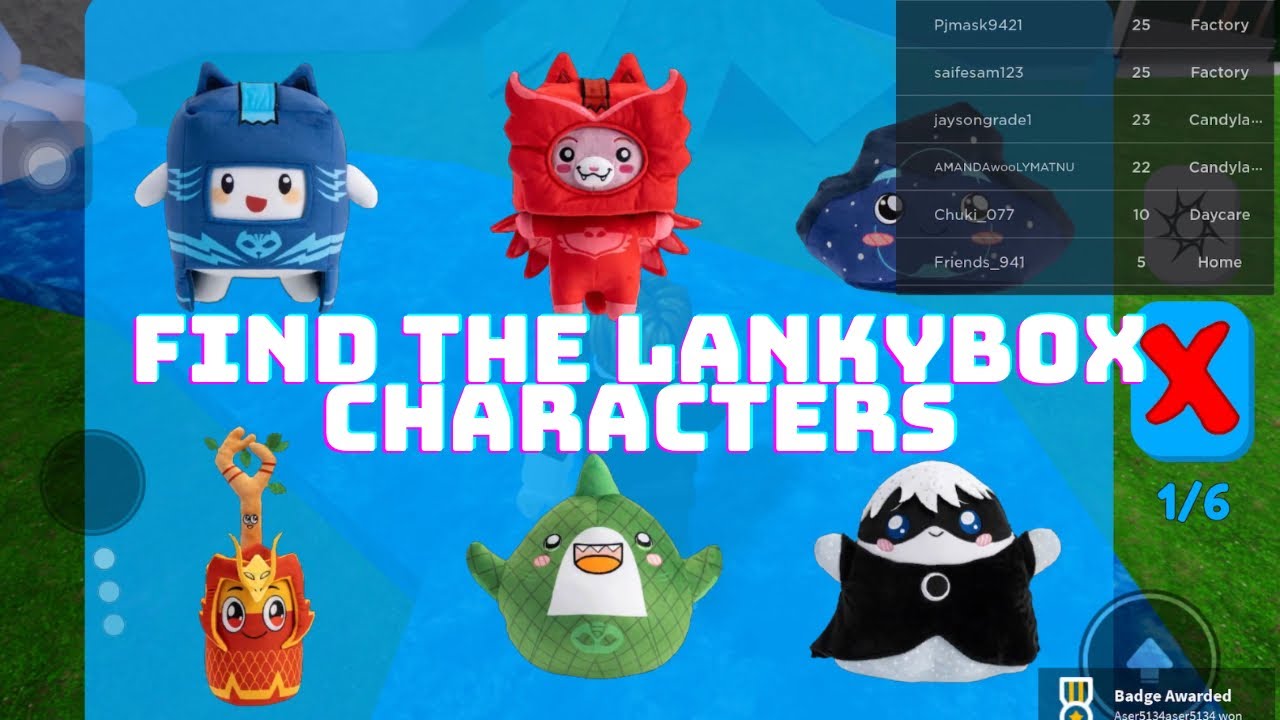 FIND THE LANKYBOX CHARACTERS IN ROBLOX || FIND ALL THE LANKYBOX ...
