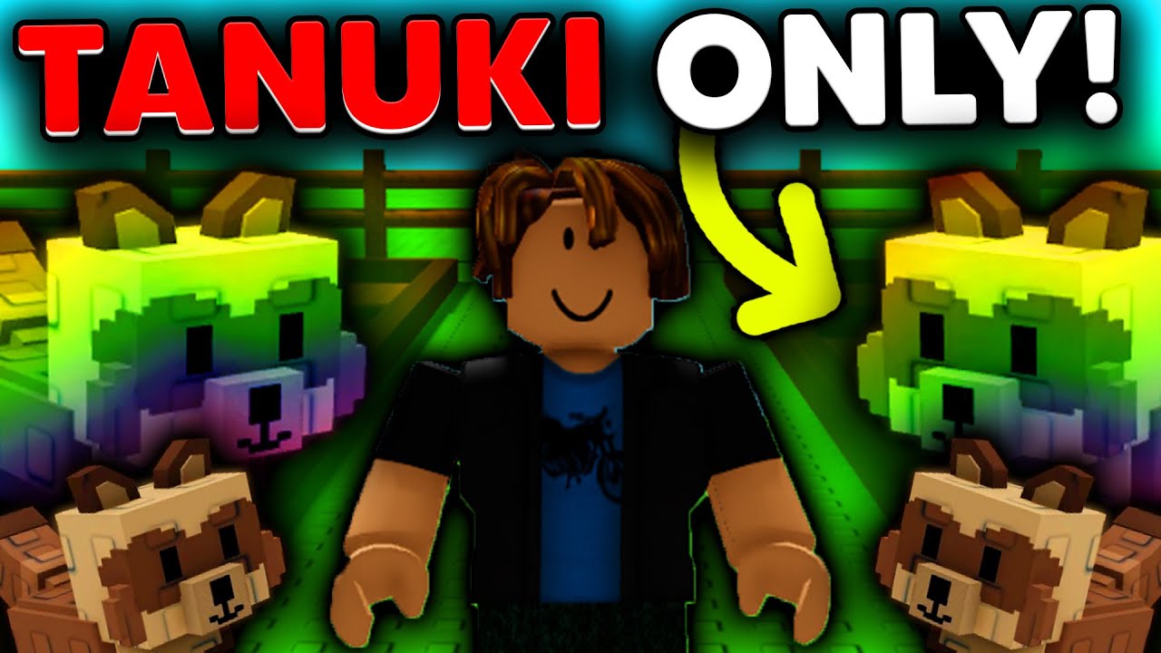 Starting Over With ONLY TANUKI ARMY In Grow a Garden! - YouTube