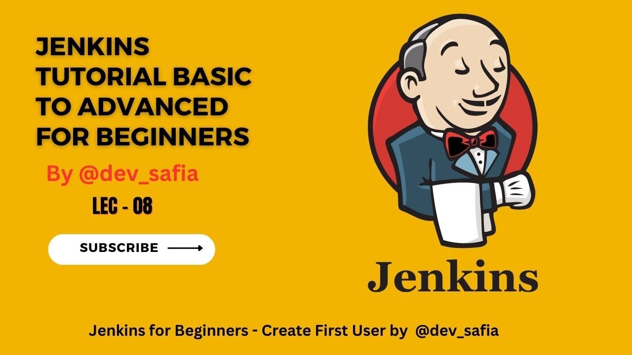 Jenkins for Beginners - Create First User by @dev_safia - YouTube