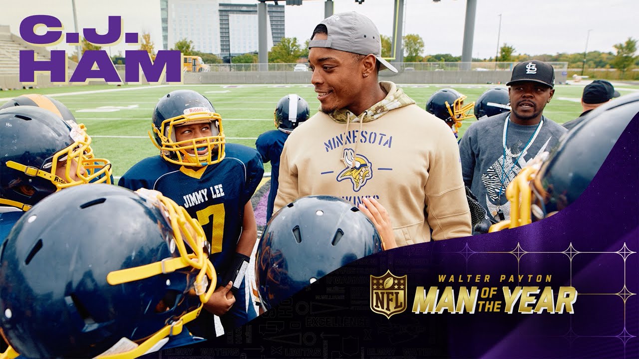 Minnesota Vikings Nominate C.J. Ham for 2024 Walter Payton Man of the ...