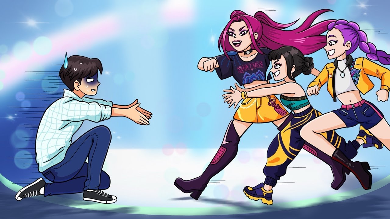 Hugging Huntrix COMPLIATION ANIMATION — Kpop Demon Hunters # ...