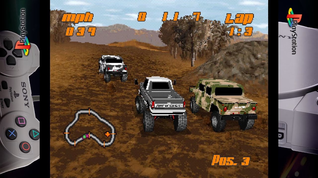 Test Drive: Off-Road - PS1 Gameplay [RetroArch Emulated on PC] - YouTube