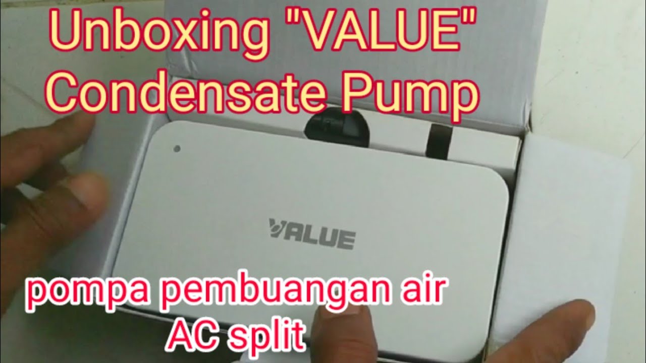#121 Unboxing Drain Pump VALUE | M1 CONDENSATE PUMP - YouTube