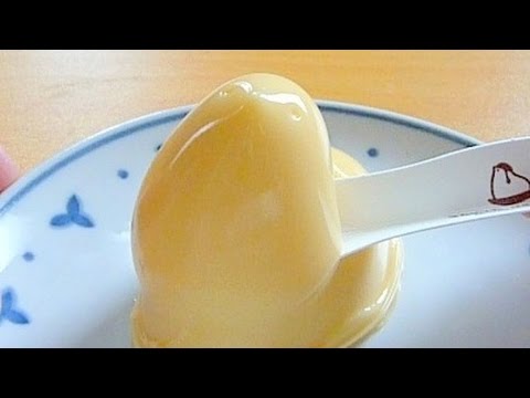 Eating Japanese sweets "Hiyoko pudding" (ASMR) - YouTube