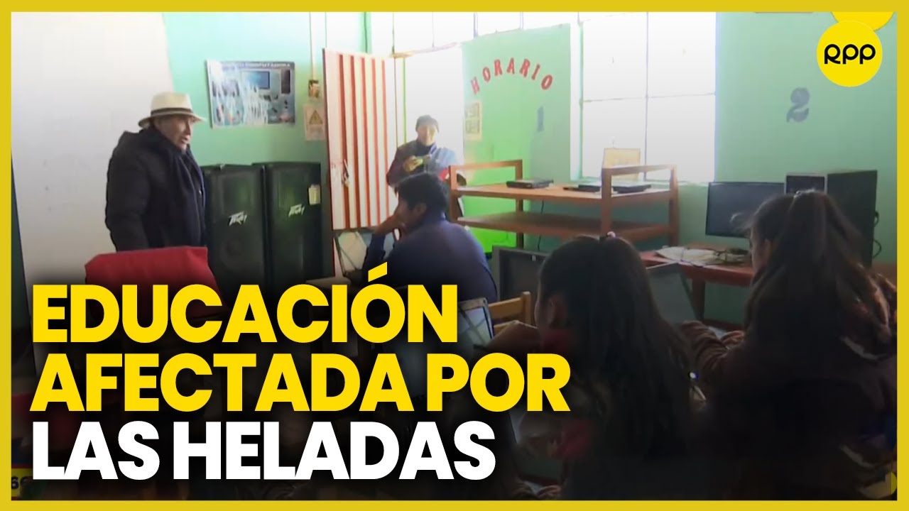 Helada en el Perú: Clases en Puno continúan pese a las bajas ...