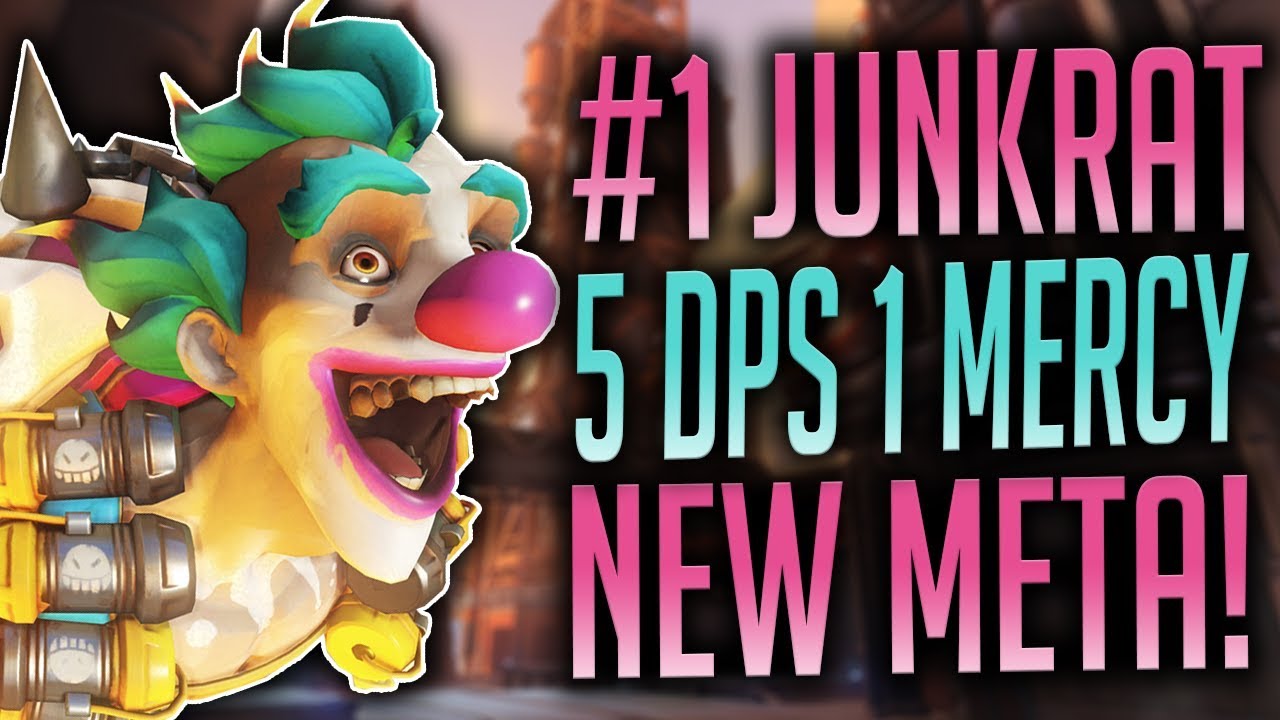 #1 JUNKRAT NEW BUFF + SKIN with CRAZY 5 DPS 1 SUPPORT COMP! - YouTube