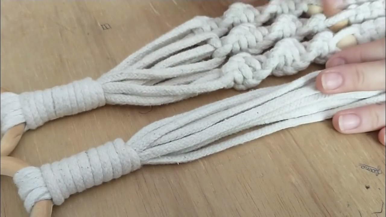 Tutorial Macramê - Suporte de Plantas Parte 1 - YouTube