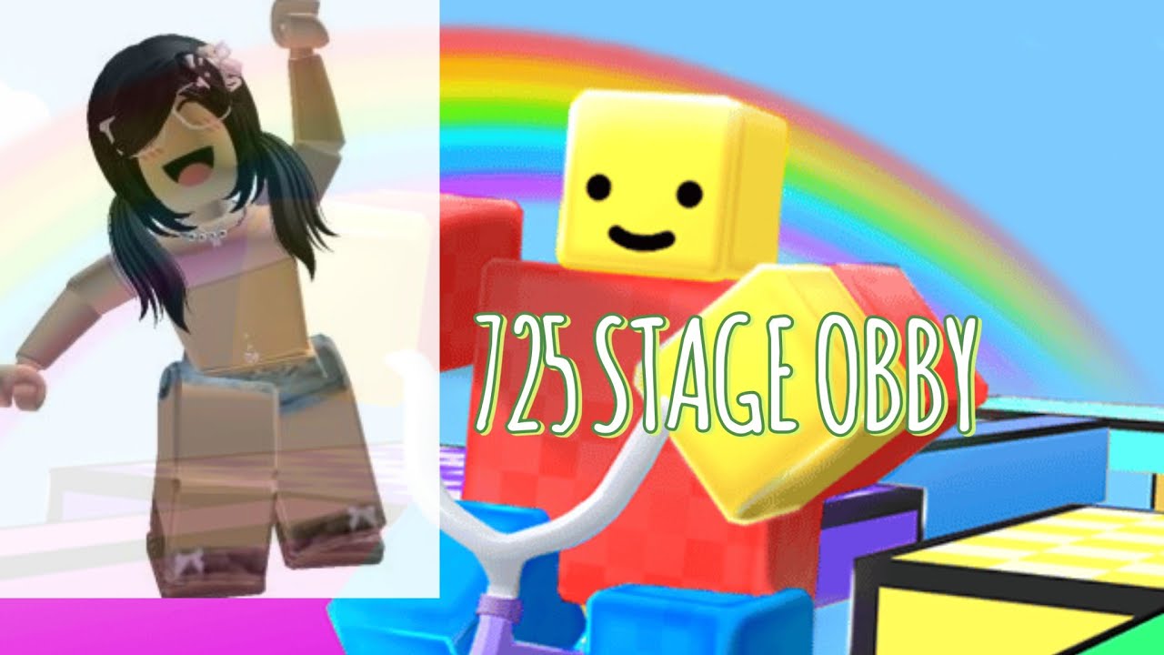 Roblox Obby 725 Stage Youtube