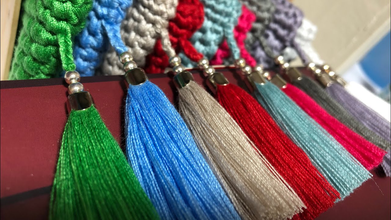 Easy tassel making/tutorial/beginner friendly - YouTube