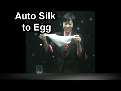 фокусы с яйцом и платком,Silk to Egg
