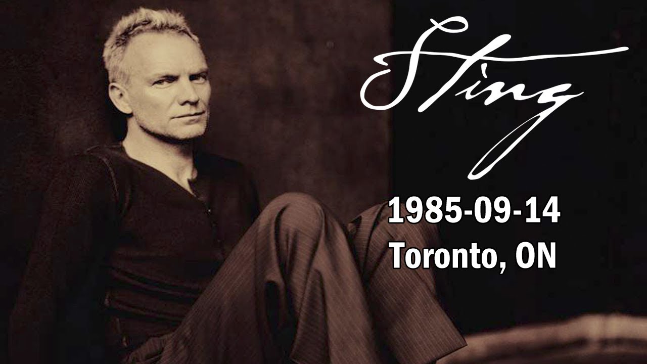 Sting - 1985-09-14 - Toronto, ON - YouTube