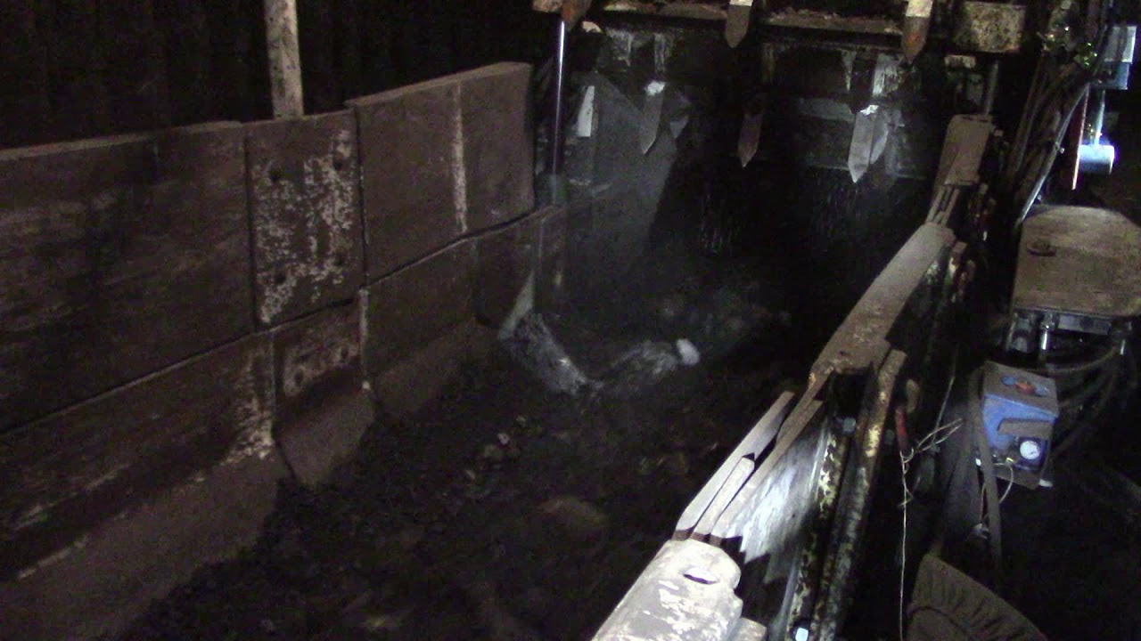 The Velenje Coal Mine, Running of a hammer crusher - YouTube