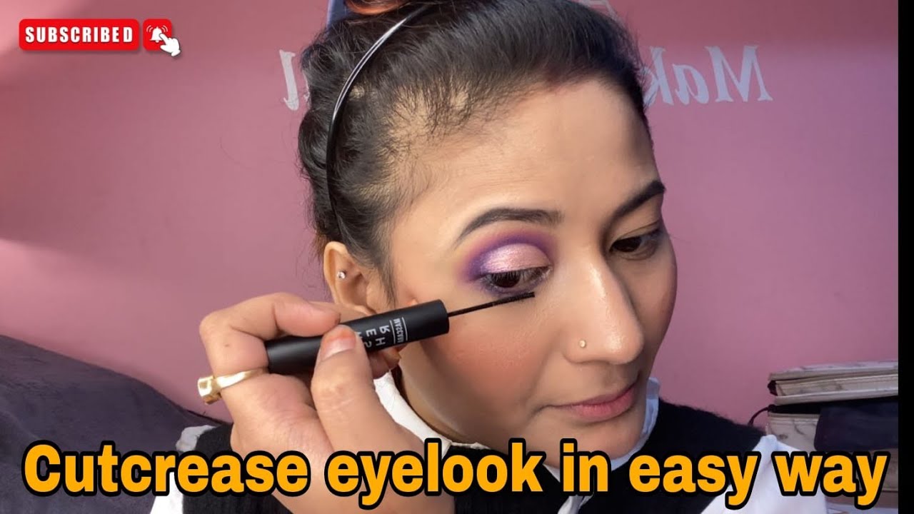 Cutcrease Eye Look | Easy Way|Tutorial - YouTube