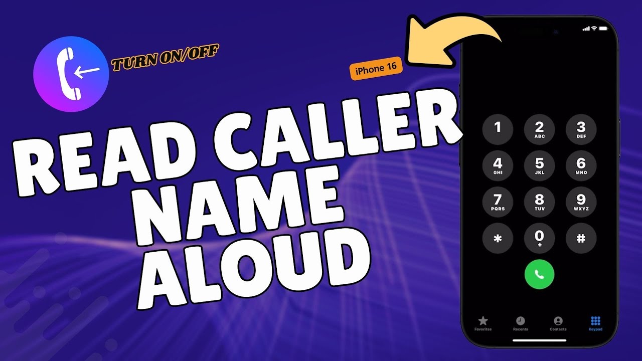How to Enable/Disable Read Caller Name Aloud For Incoming Calls on ...