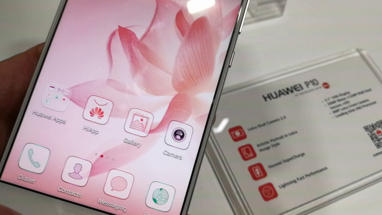Huawei P10 pink - YouTube