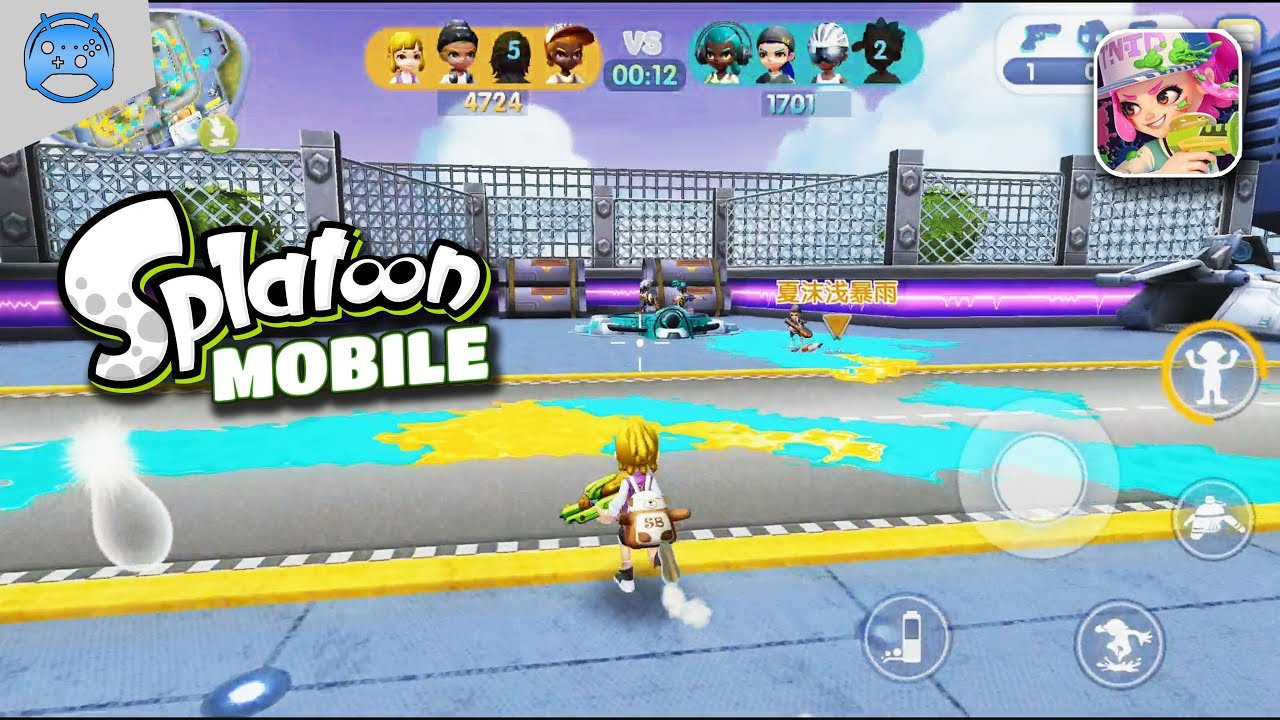 Paintman Go (喷射派对) - Like Splatoon Android Gameplay (Android/IOS) - YouTube