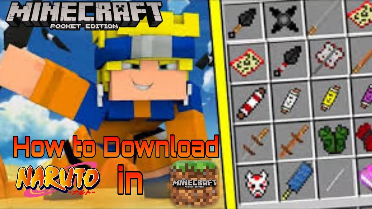 How to Download Naruto Addon in Minecraft || Minecraft Naruto Mod - YouTube