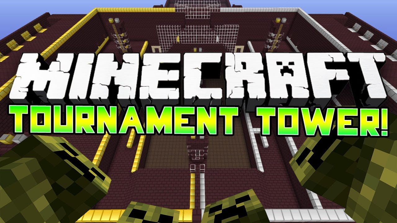 Minecraft: Tournament Tower Mini-Game #2: w/Jerome, Setosorcerer, Bash ...