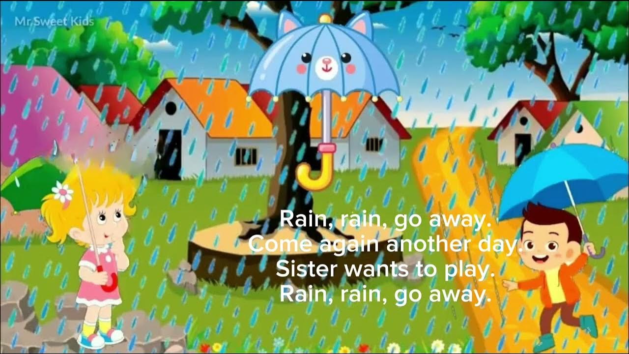 Rain rain go away | poem - YouTube