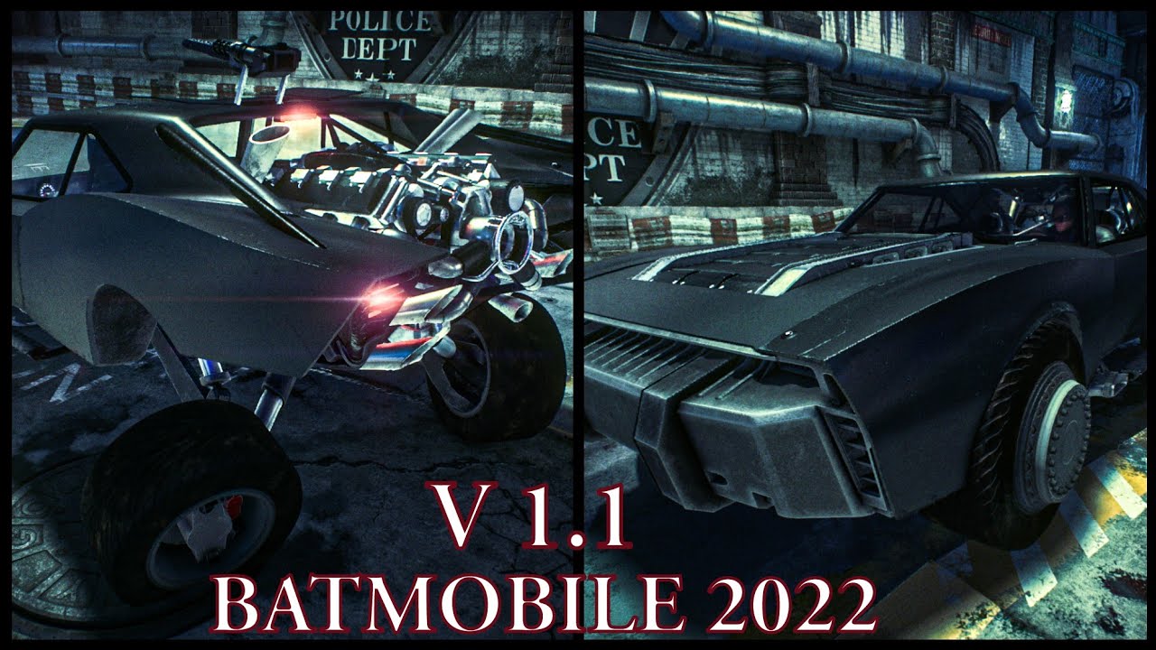 The Batman Batmobile 2022 V 1.1 Mod For Arkham Knight - Gameplay ...